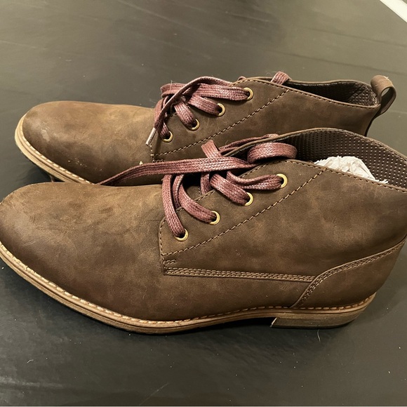 Perry Ellis | Shoes | Perry Ellis Dark Brown Chukka Boots | Poshmark
